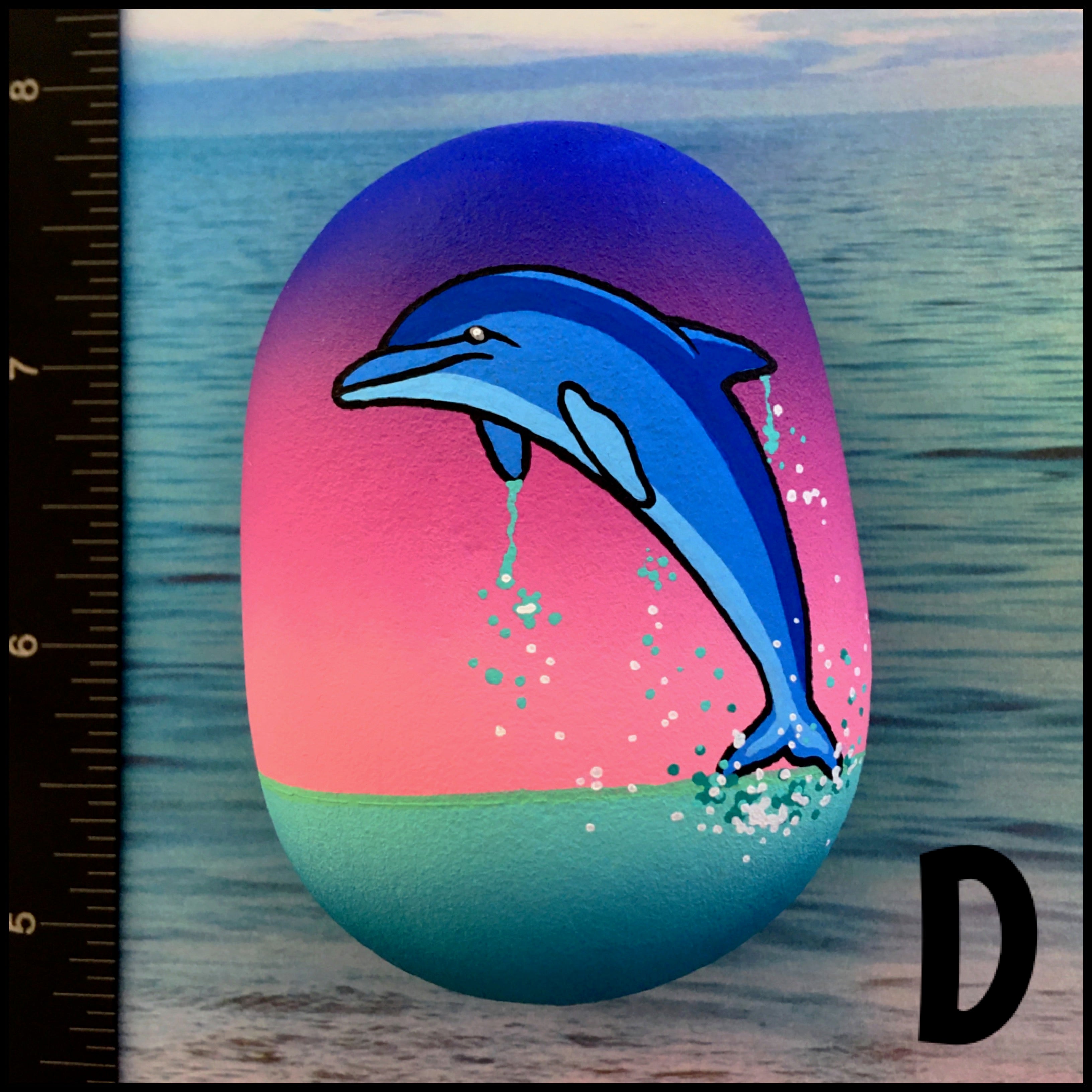 Dolphin Painted Rocks Dolfijn, Symbool Van De Maori Van Sandra Steinke
