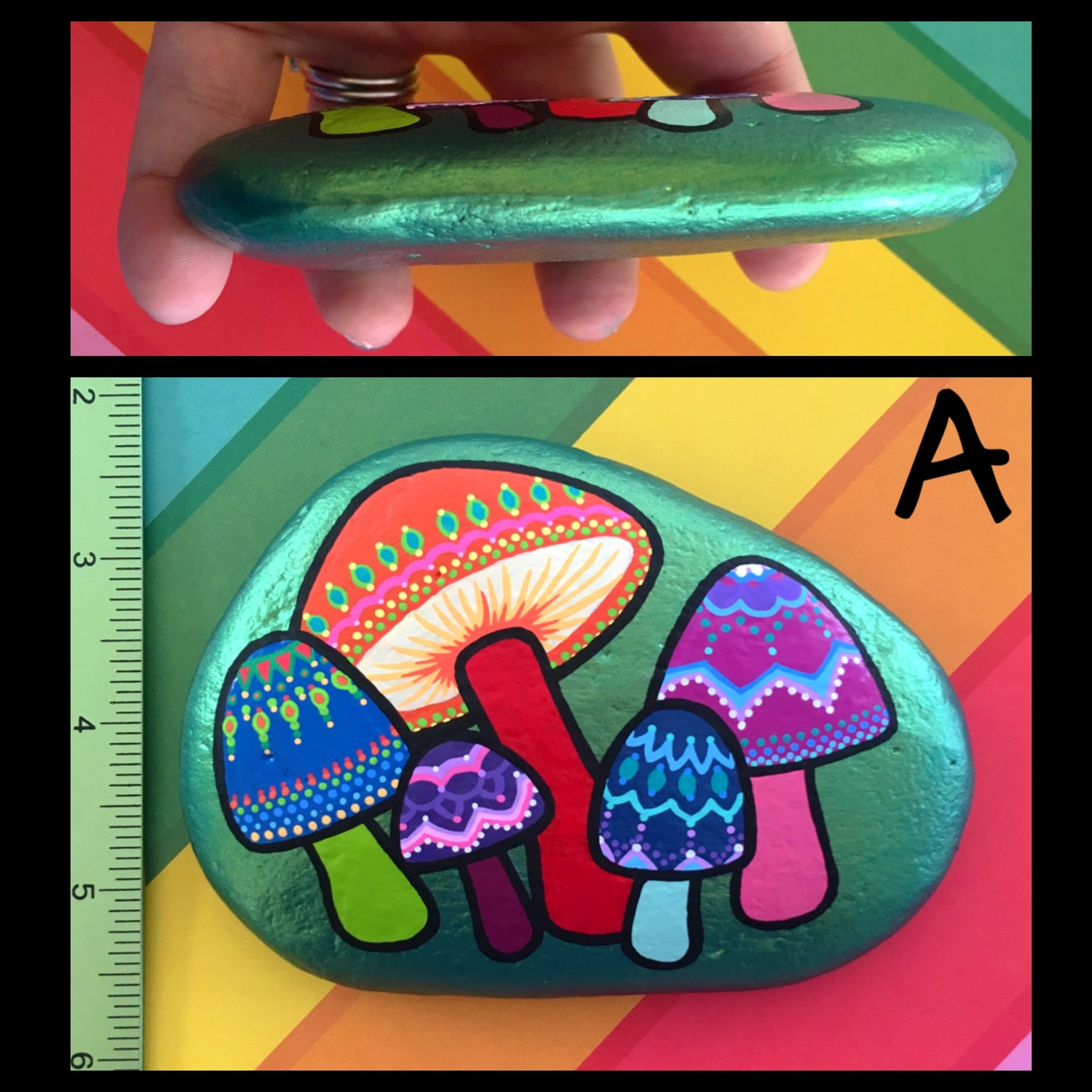 Mandala Mushroom Rocks – Kala Escobar Design